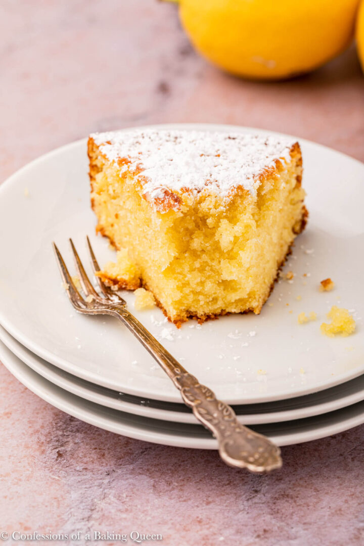 Simple Lemon Olive Oil Cake With Step by .Step Photos - Confessions of ...