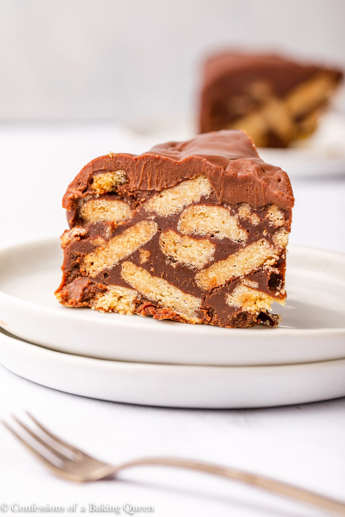 Easy Chocolate Biscuit Cake - Confessions of a Baking Queen