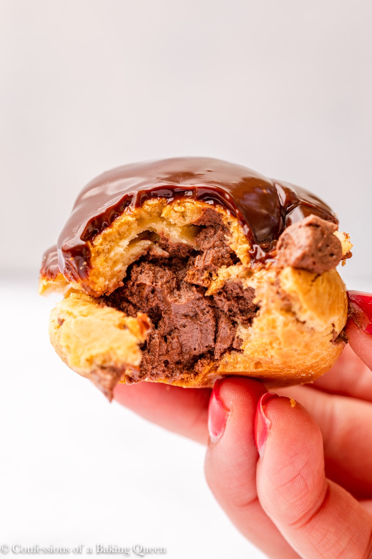 Chocolate Cream Puffs - Confessions of a Baking Queen