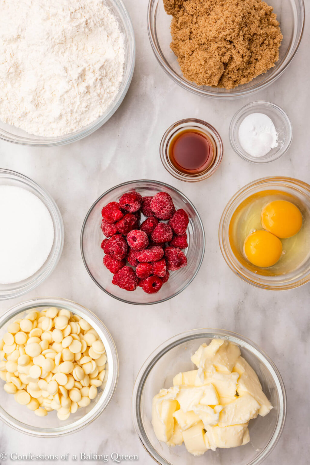 White Chocolate Raspberry Cookies - Confessions of a Baking Queen