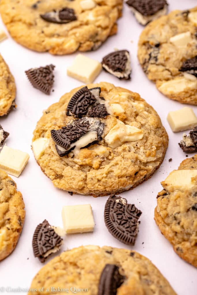 Cookies and Cream Cookies - Confessions of a Baking Queen
