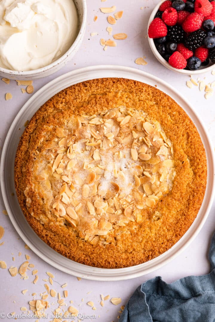 Almond Cake | Confessions of a Baking Queen