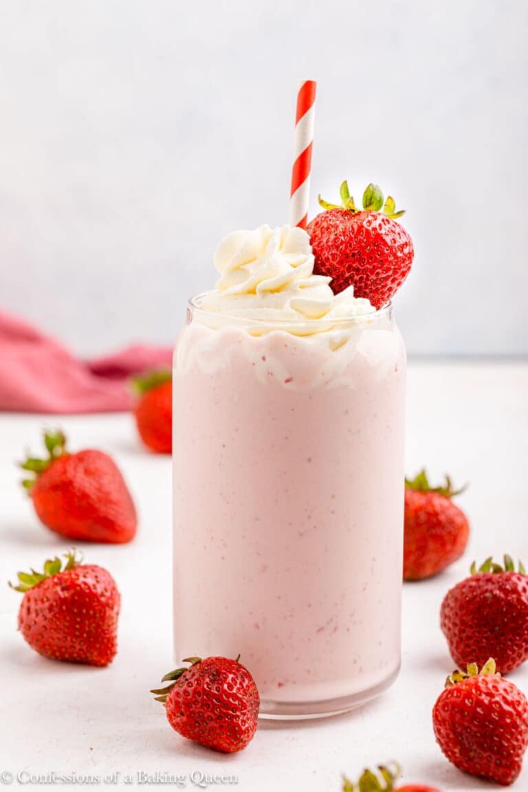 The Easiest And Most Delicious Strawberry Milkshake Recipe