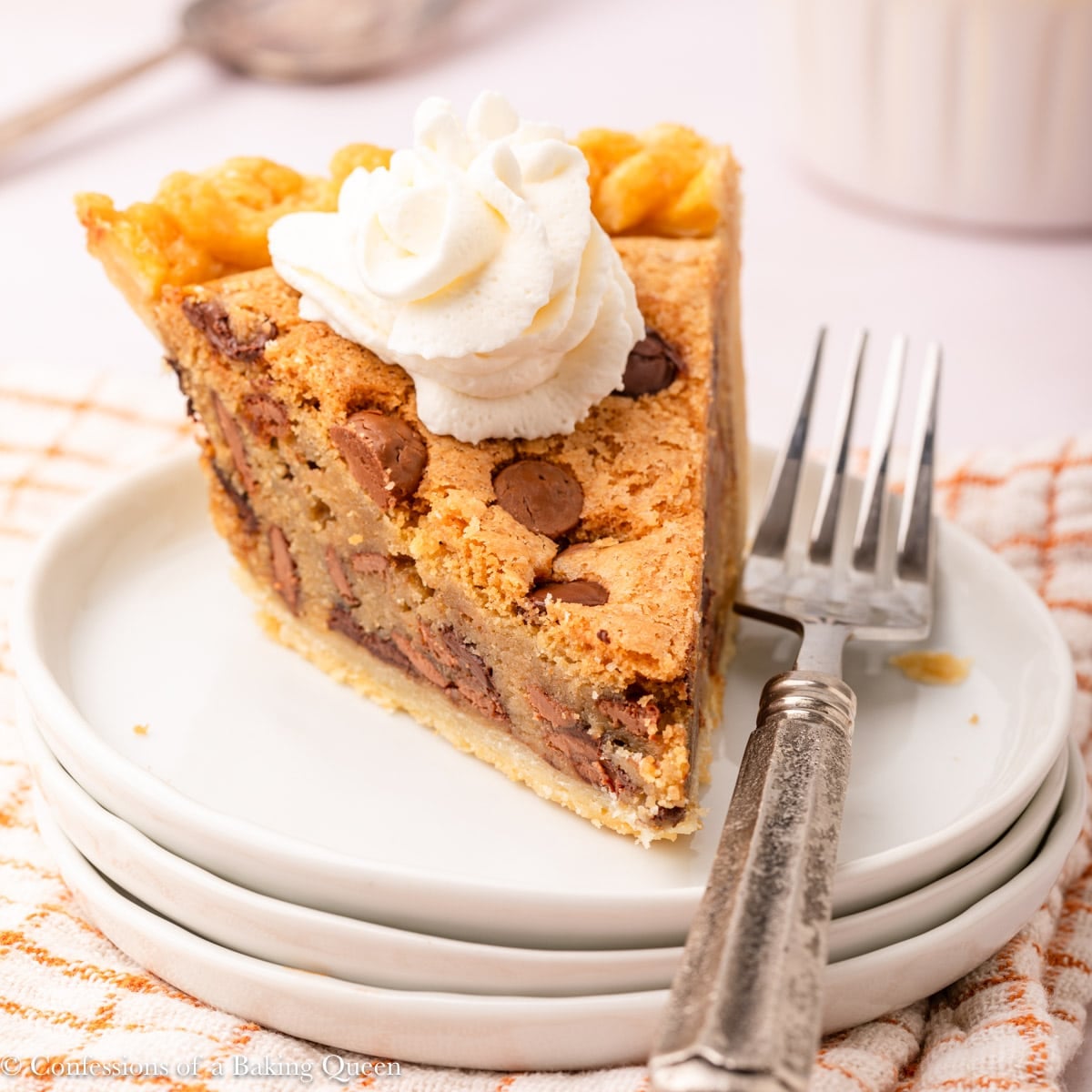 Chocolate Chip Pie From Scratch - Confessions of a Baking Queen