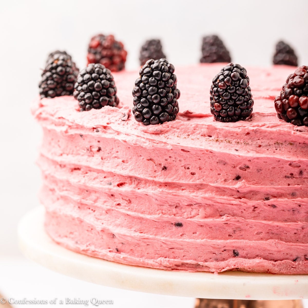 A Simple And Tasty Blackberry Cake Recipe - Confessions of a Baking Queen