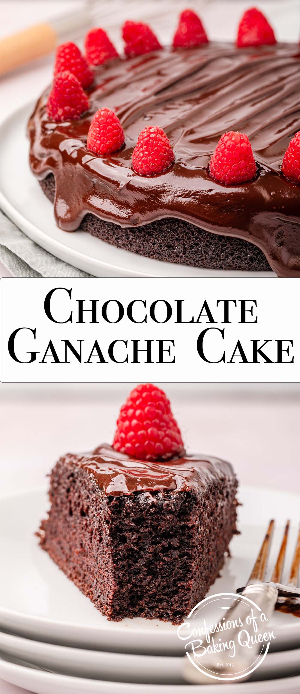 Moist And Delicious Chocolate Ganache Cake Recipe - Confessions of a ...